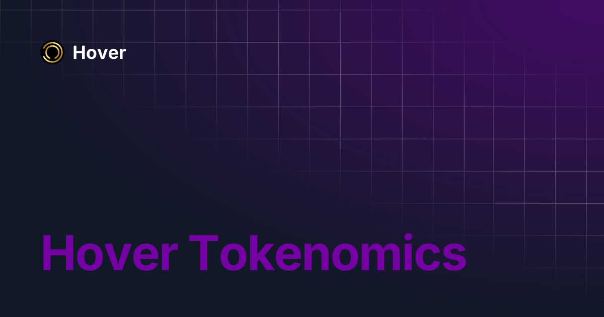 Hover Tokenomics | Hover